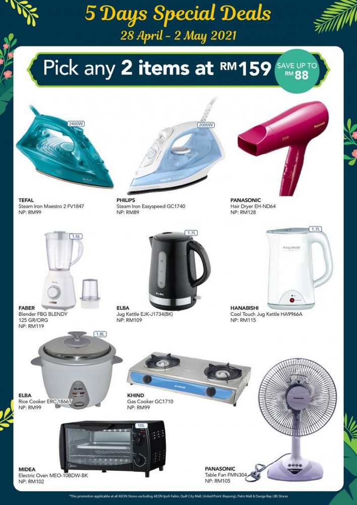 28 Apr-2 May 2021: AEON Raya Crazy Mix & Match Promotion ...