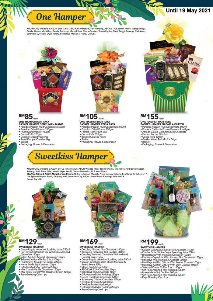Now till 19 May 2021: AEON Raya Hamper Promotion - EverydayOnSales.com
