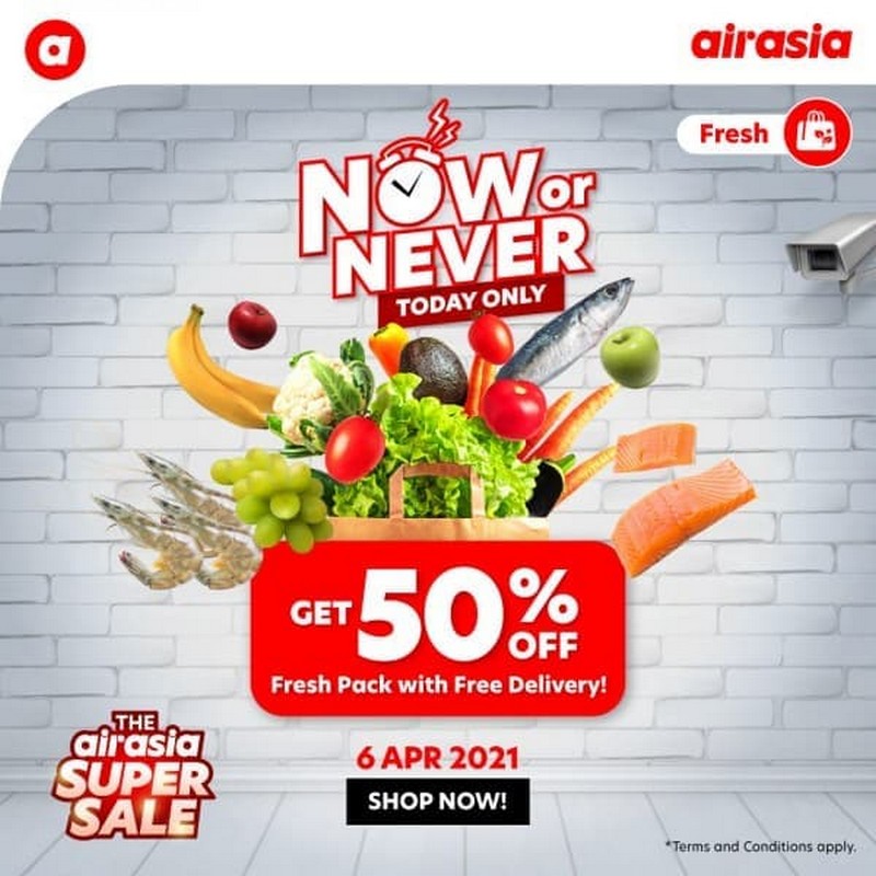 6 Apr 2021: Airasia Delivers 50% off Promo - EverydayOnSales.com