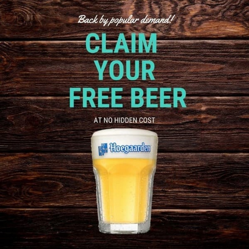8 Apr 2021 Onward: Brussels Galerie Free Beer Promo - EverydayOnSales.com