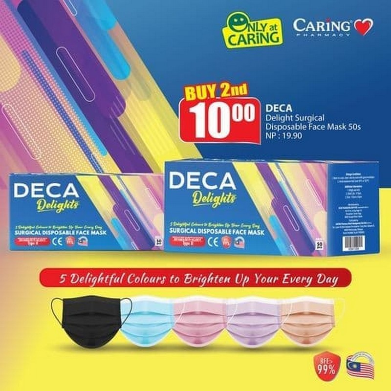 22 Apr-2 May 2021: Caring Pharmacy DECA Face Masks Promo ...