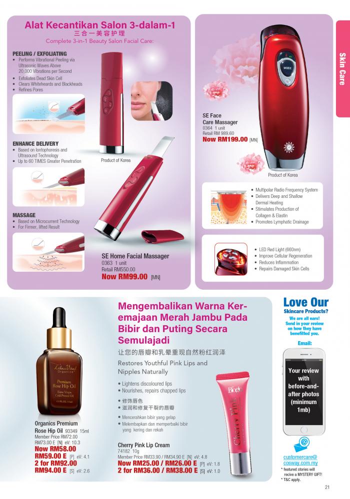 20 Apr-31 May 2021: Cosway May 2021 Promotion Catalogue ...