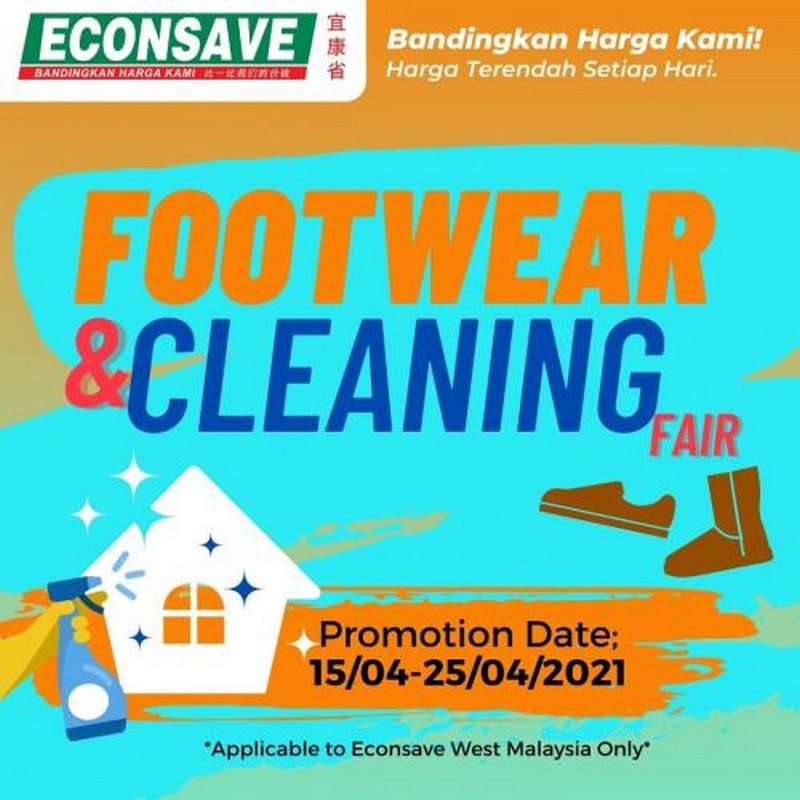 15-25 Apr 2021: Econsave Footwear & Cleaning Fair Promotion ...