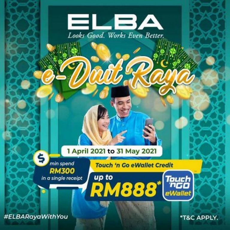 1 Apr-31 May 2021: Elba e-Duit Raya Promotion Giveaway Touch 'n Go ...