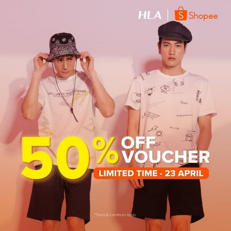 23 Apr 2021: HLA 50% off Voucher Promo on Shopee - EverydayOnSales.com