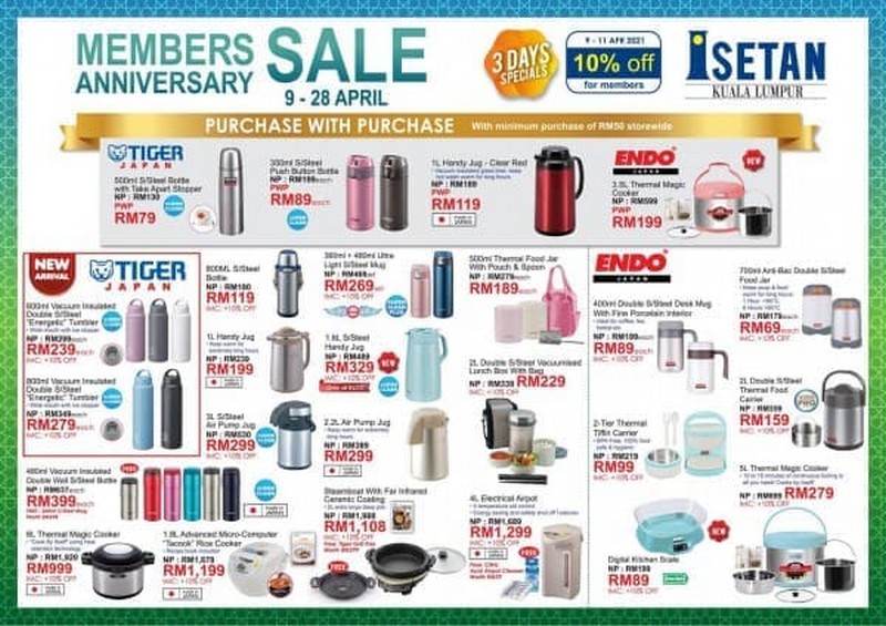 9-28 Apr 2021: Isetan Anniversary Branded Household Sale ...