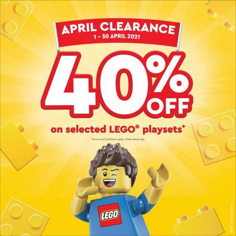 1-30 Apr 2021: Lego Store April Clearance Sale - EverydayOnSales.com