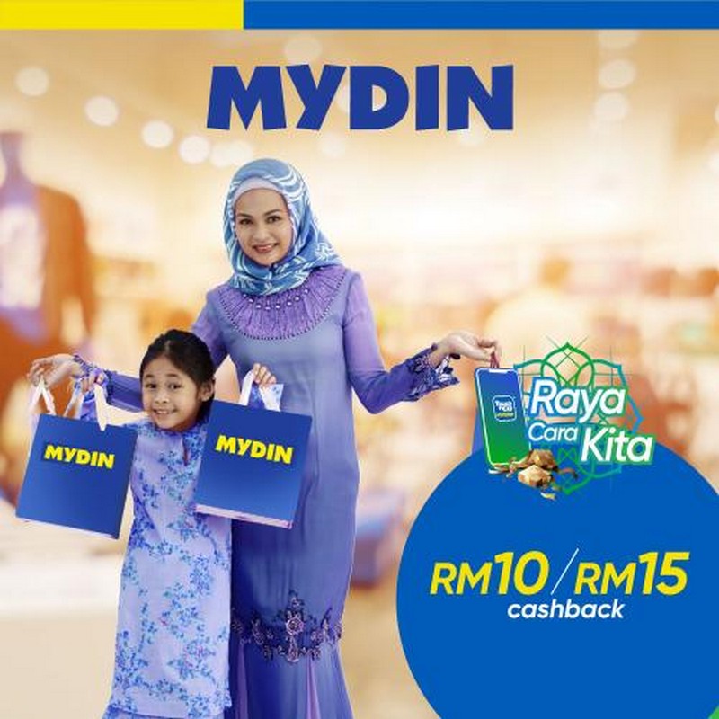 1 Apr-31 May 2021: MYDIN Raya Cashback Promotion with Touch 'n Go ...