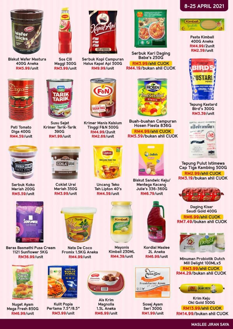 8-25 Apr 2021: Maslee Ramadan Promotion - EverydayOnSales.com