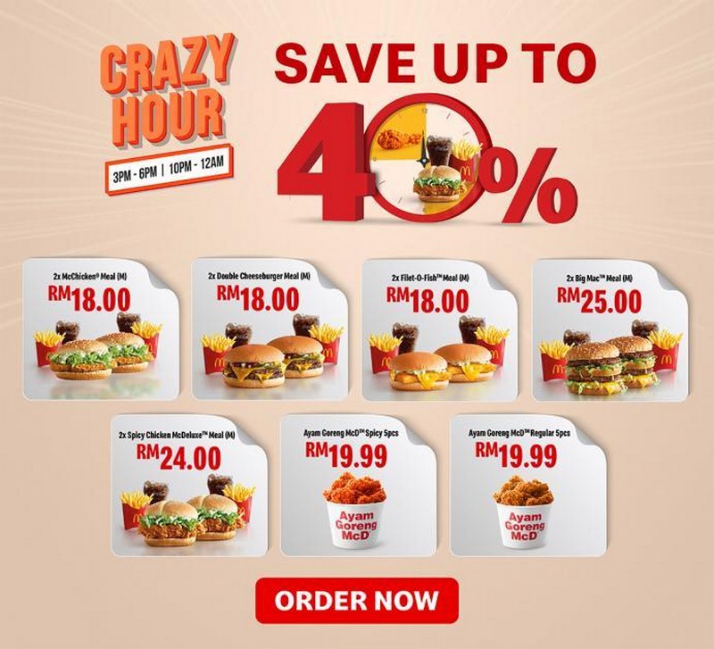 1 Apr 2021 Onward: McDonald's McDelivery Crazy Hour Promotion ...