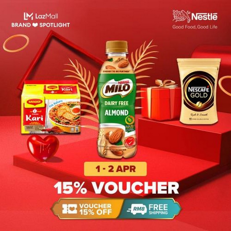 1-2 Apr 2021: Nestle Promotion Extra 15% off Voucher on Lazada ...