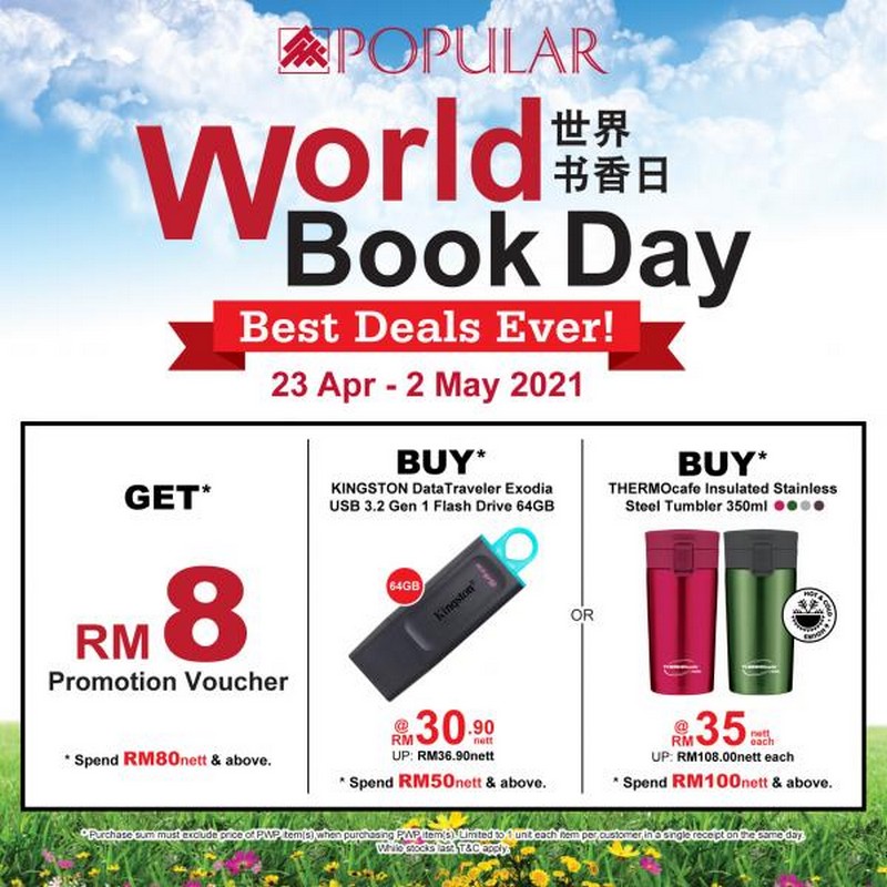 23 Apr-2 May 2021: POPULAR World Book Day Promotion - EverydayOnSales.com