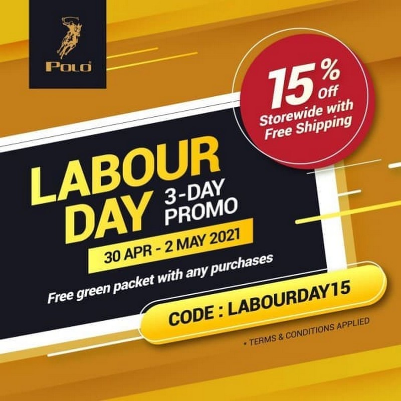 30 Apr-2 May 2021: Polo Haus Labour Day Promo - EverydayOnSales.com