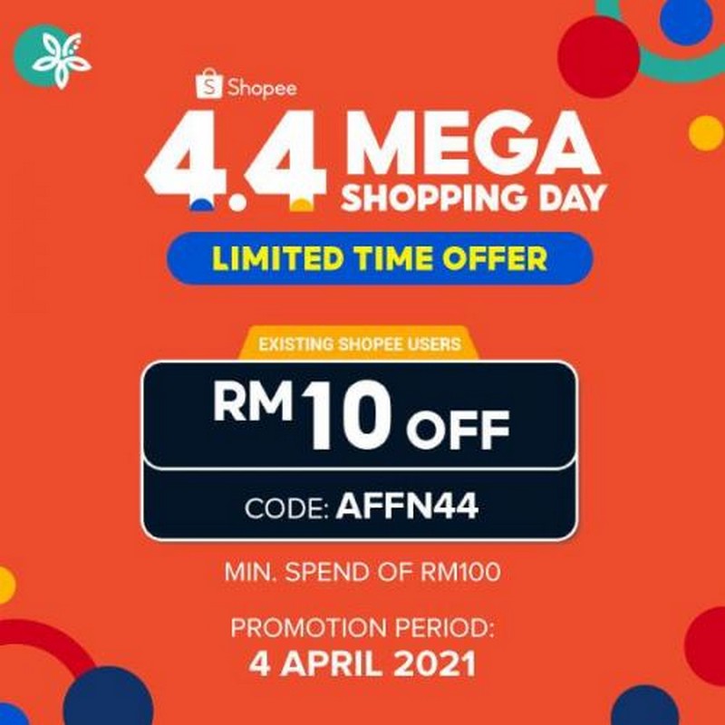 4 Apr 2021: Shopee 4.4 Sale with Affin Bank - EverydayOnSales.com