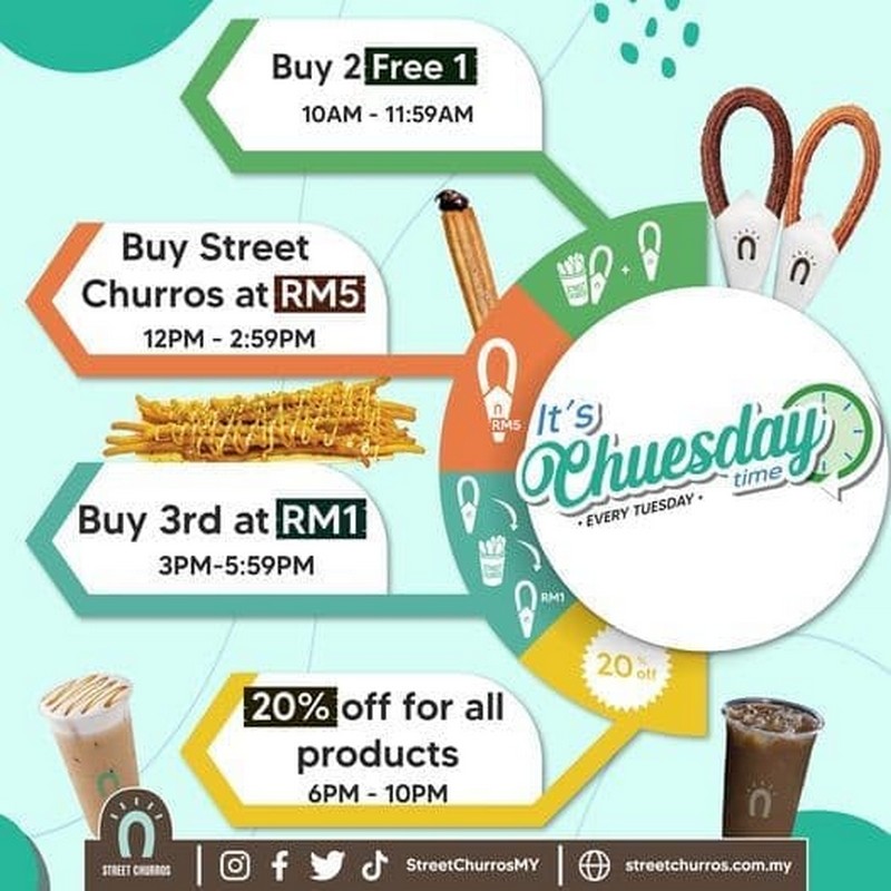 6 Apr 2021: Street Churros Tuesday Promo - EverydayOnSales.com