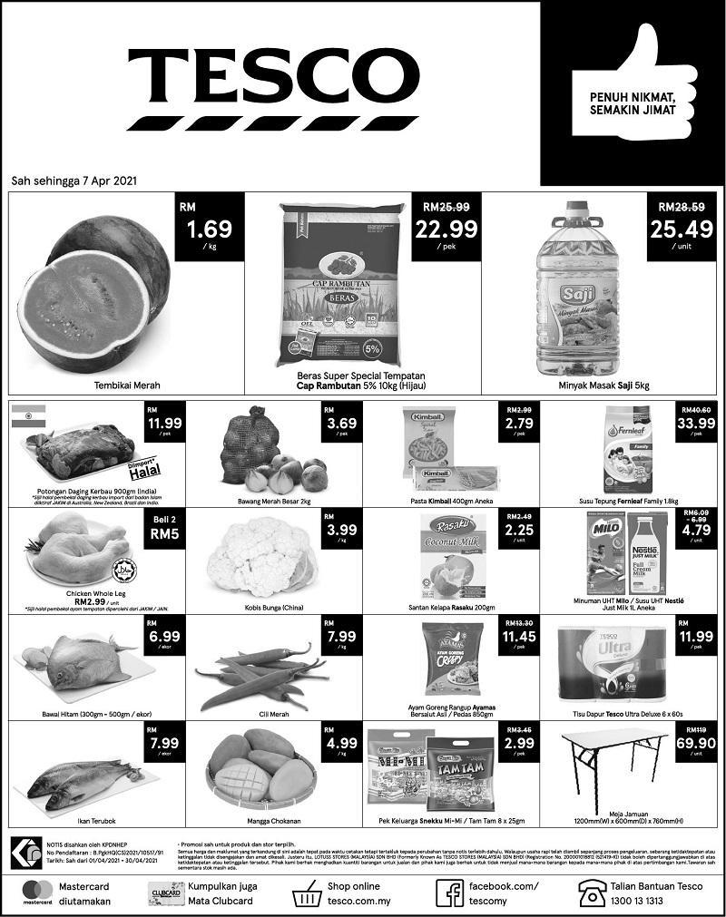 1-7 Apr 2021: Tesco Press Ads Promotion - EverydayOnSales.com