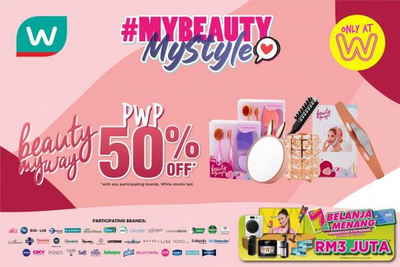Now till 24 Apr 2021: Watsons Beauty My Way PWP 50% OFF Promotion ...