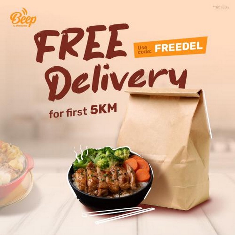 Now till 5 Jul 2021: Beep Free Delivery Promotion - EverydayOnSales.com