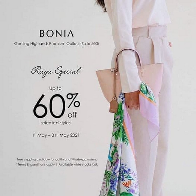 1-31 May 2021: Bonia Special Sale at Genting Highlands Premium Outlets ...