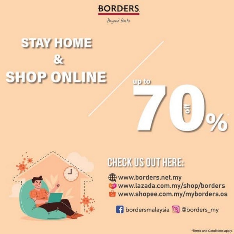 12 May 2021 Onward: Borders 70% off Sale - EverydayOnSales.com