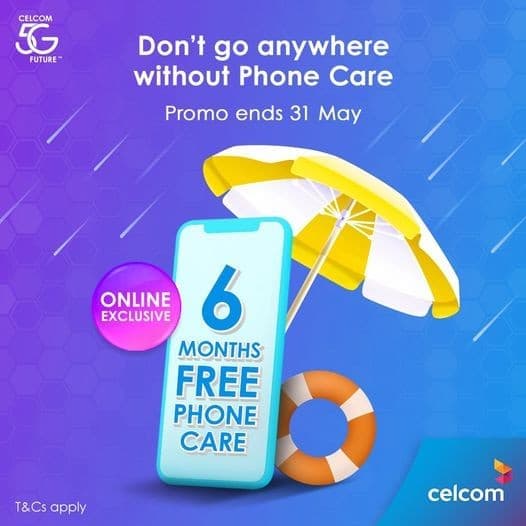 Now till 31 May 2021: Celcom Free Phone Care Promo - EverydayOnSales.com