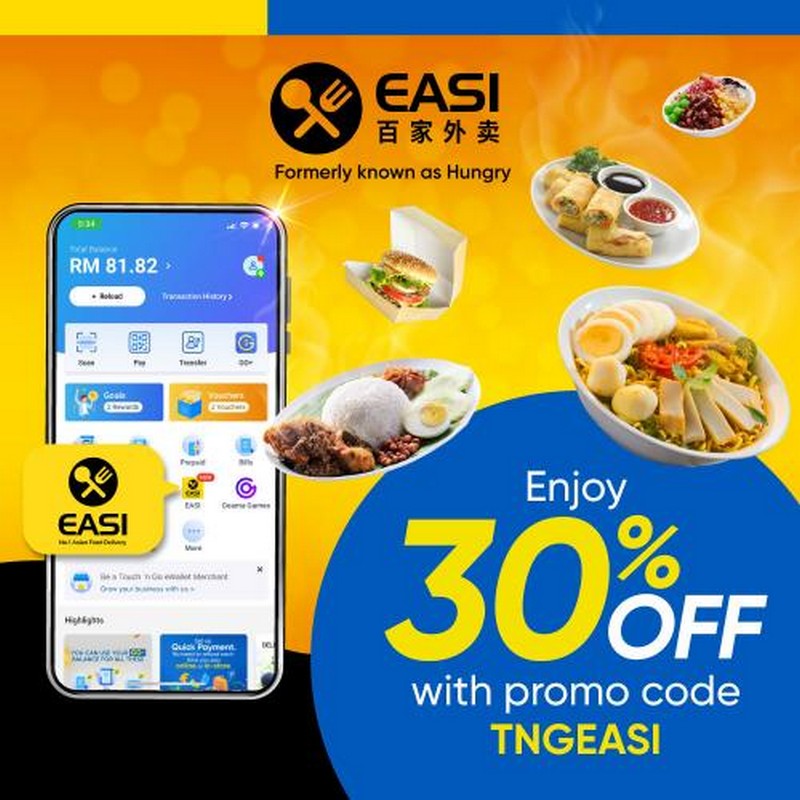 1-15 May 2021: EASI 30% OFF Promo Code With Touch 'n Go ...