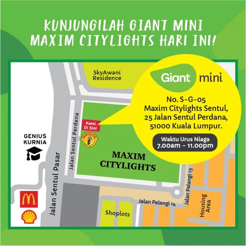 1-6 May 2021: Giant Opening Promotion at Mini Maxim Citylights ...