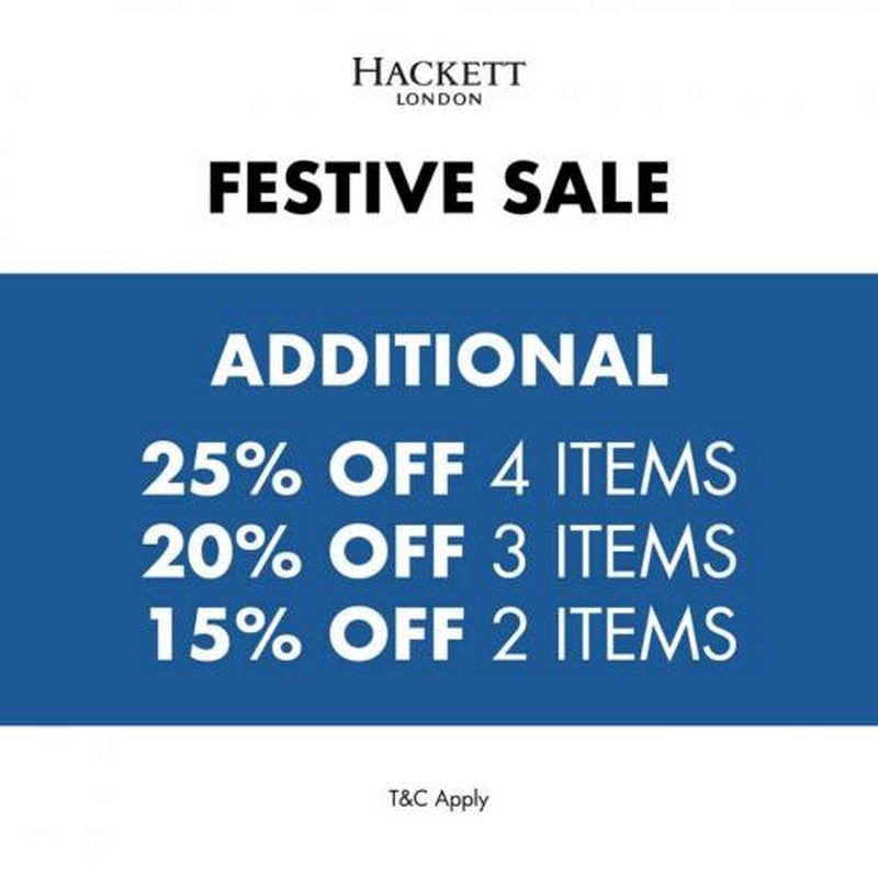 7-16 May 2021: Hackett London Special Sale at Johor Premium Outlets ...