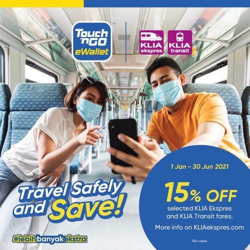 4 May 2021 Onward: KLIA Ekspres 15% off Promo with Touch n’ Go ...