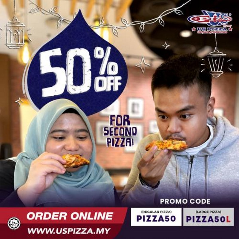 14 May 2021 Onward: US Pizza Raya Promotion 2nd at 50% OFF Promo Code ...