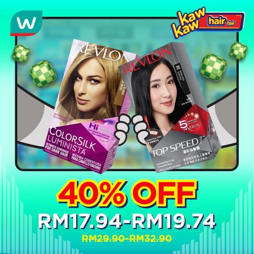 10-17 May 2021: Watsons Hair Color, Styling & Treatment Sale ...
