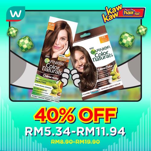 10-17 May 2021: Watsons Hair Color, Styling & Treatment Sale ...