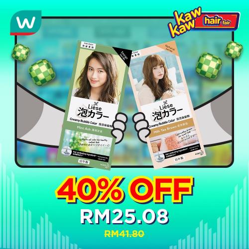 10-17 May 2021: Watsons Hair Color, Styling & Treatment Sale ...