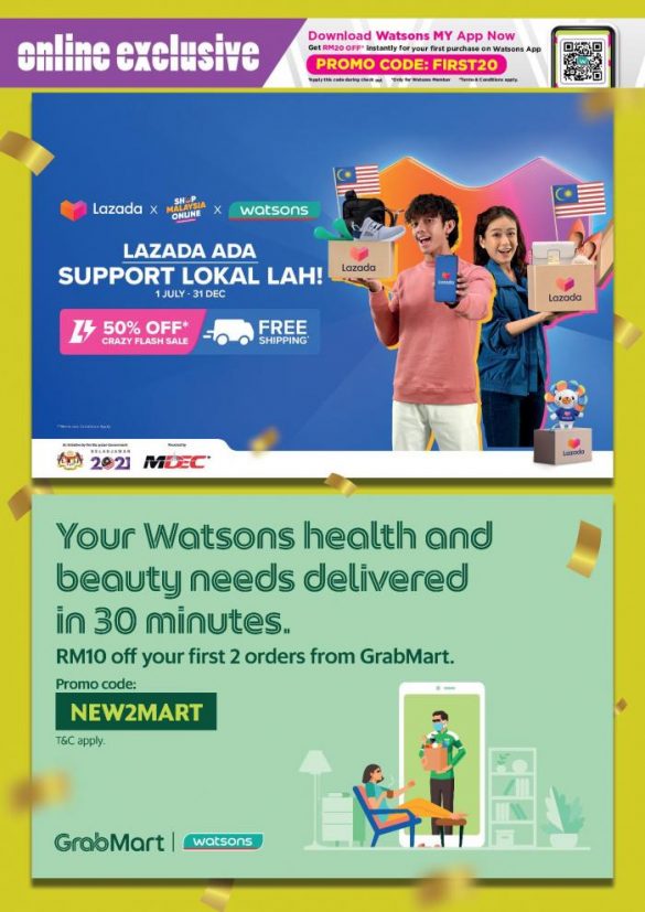 29 Jul-1 Sep 2021: Watsons Promotion Catalogue - EverydayOnSales.com