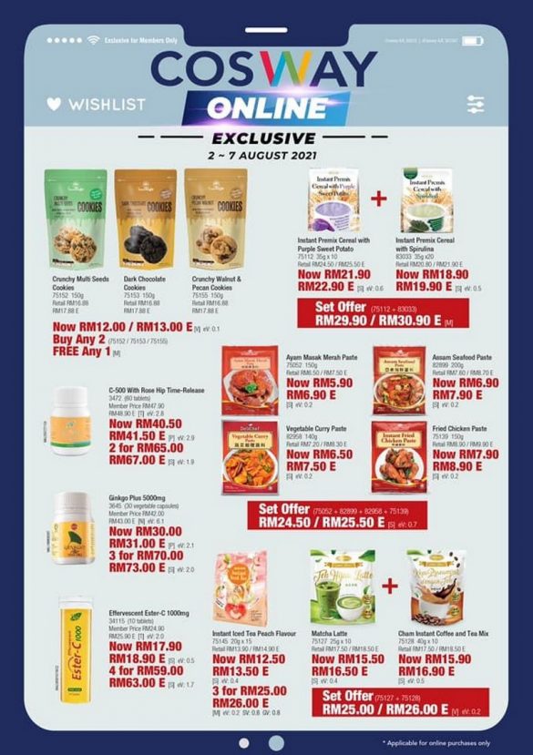 2-7 Aug 2021: Cosway Online Promotion - EverydayOnSales.com