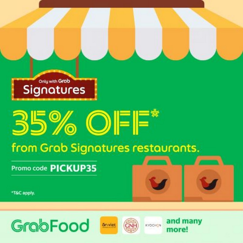 Now till 31st Oct 2021: GrabFood Self Pick-Up Promo - EverydayOnSales.com