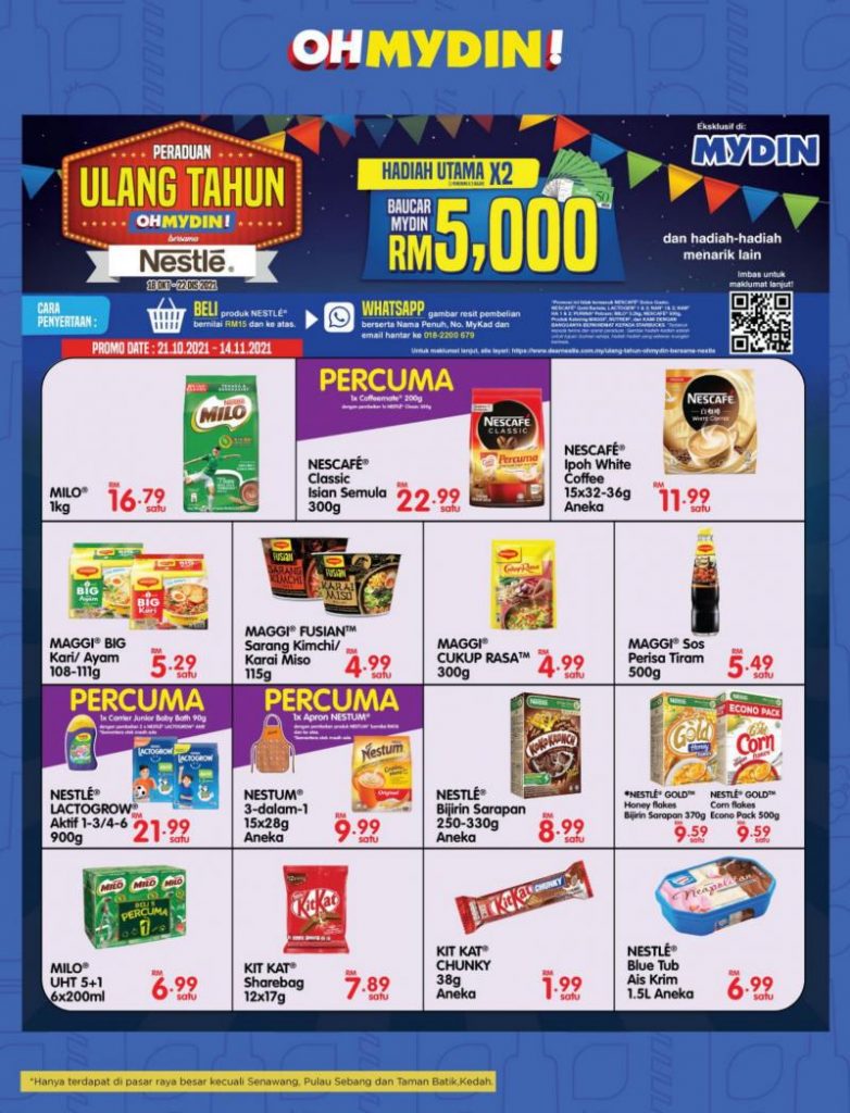21 Oct-14 Nov 2021: MYDIN Deepavali Promotion Catalogue ...
