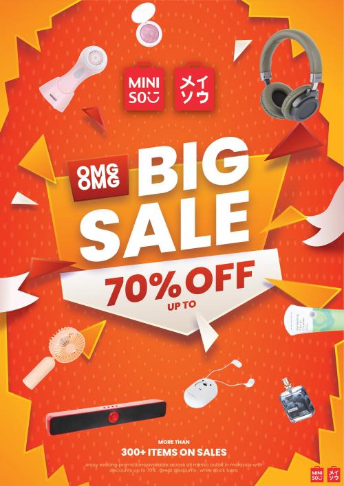 6 Oct 2021 Onward: Miniso OMG Big Sale - EverydayOnSales.com