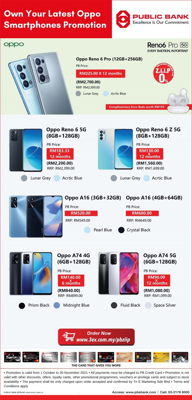 Now till 30 Nov 2021: Oppo Smartphones Promotion with Public Bank ...