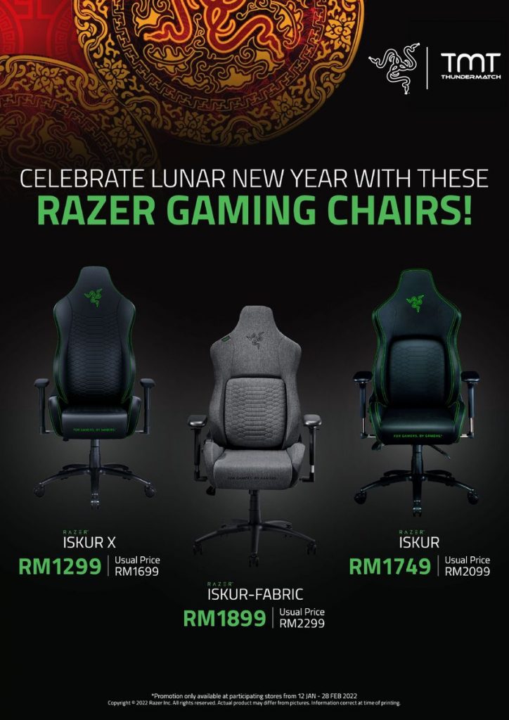 12 Jan-28 Feb 2022: TMT Razer Promo - EverydayOnSales.com