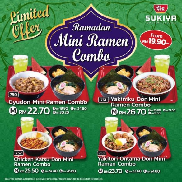 5 Apr 2022 Onward: Sukiya Ramadan Mini Ramen Combo - EverydayOnSales.com