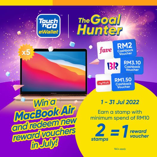 1-31 Jul 2022: Touch ‘n Go The Goal Hunter Contest - EverydayOnSales.com