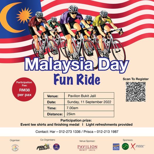 11 Sep 2022: 25KM Malaysia Day Fun Ride - EverydayOnSales.com
