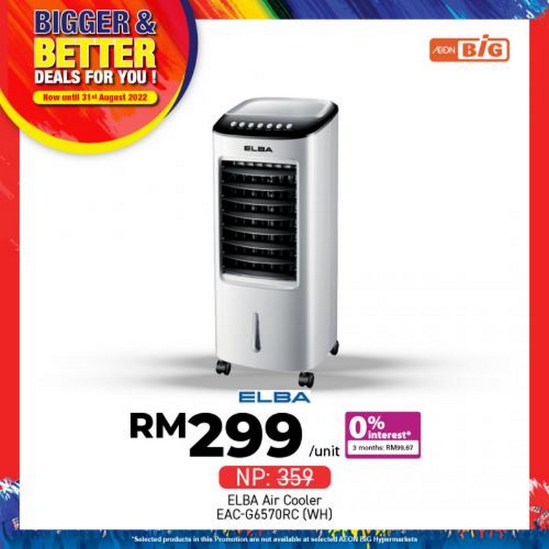 Now till 31 Aug 2022: AEON BiG Electrical Appliances Promotion - EverydayOnSales.com