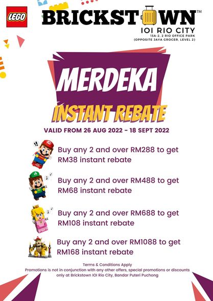 26 Aug 2022 Onward: Brickstown Merdeka Special - EverydayOnSales.com