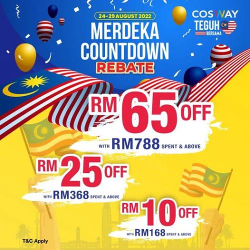 24-29 Aug 2022: Cosway Merdeka Countdown Rebate Promotion ...