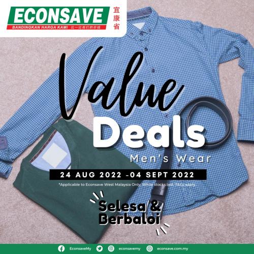 24 Aug-4 Sep 2022: Econsave Men's Wear Value Deals Promotion ...