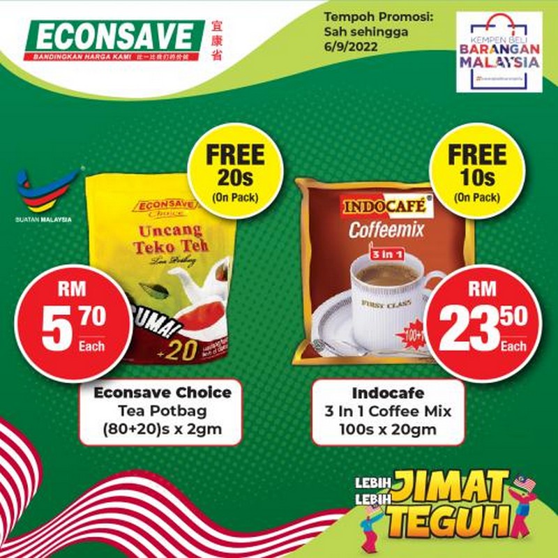 Now till 6 Sep 2022: Econsave Merdeka Promotion - EverydayOnSales.com