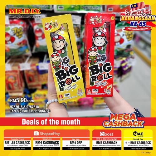 Now till 31 Aug 2022: MR DIY Delicious Snacks Merdeka Promotion ...