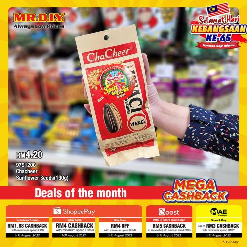 Now till 31 Aug 2022: MR DIY Delicious Snacks Merdeka Promotion ...